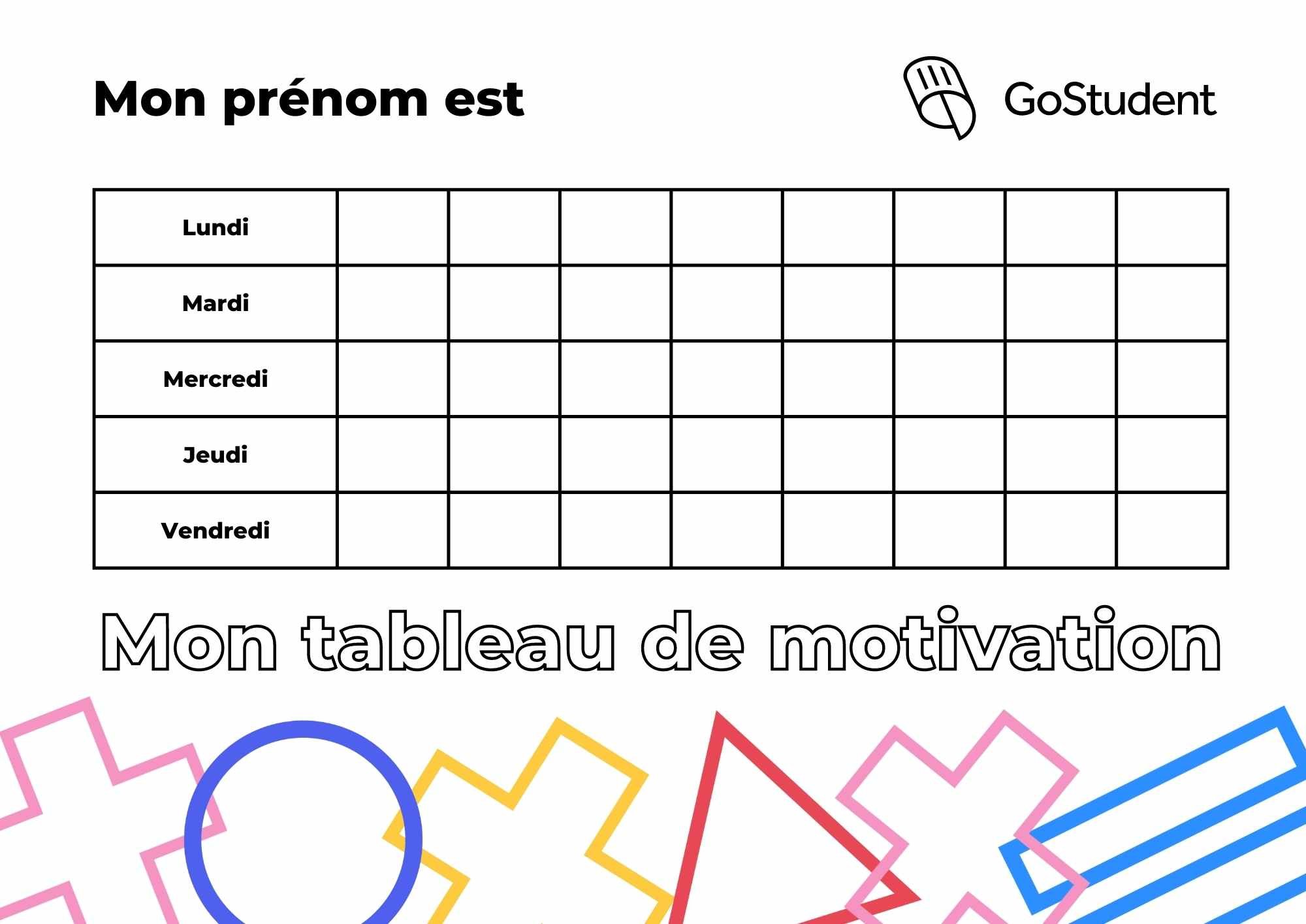 Comment utiliser un tableau de motivation avec vos enfants (avec PDF ...