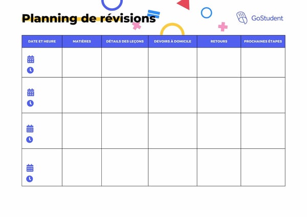 Pourquoi avoir un planning de révisions est-il utile pour son ...